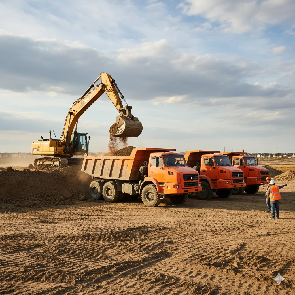 Calcul du Cycle et du Rendement d'une Pelle Mécanique - Étude de ...