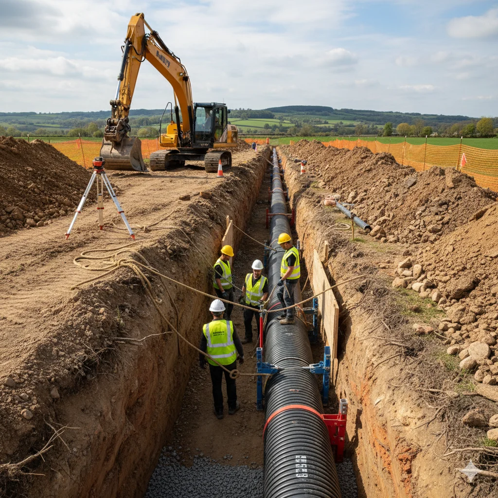 Calcul de Déblais et Remblais pour une Tranchée - Exercice corrigé